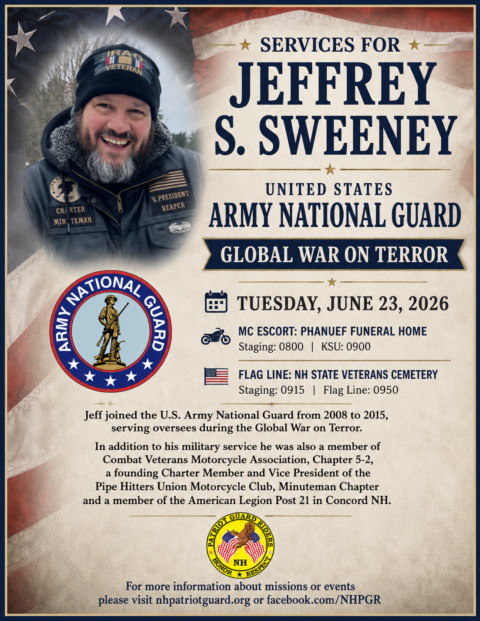Honor Mission: Jeffrey S. Sweeney | Boscawen, New Hampshire – 06/23 ...